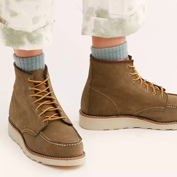 Red Wing Shoes | Shoes | Free People Red Wing 6 Classic Moc Boot Olive ...